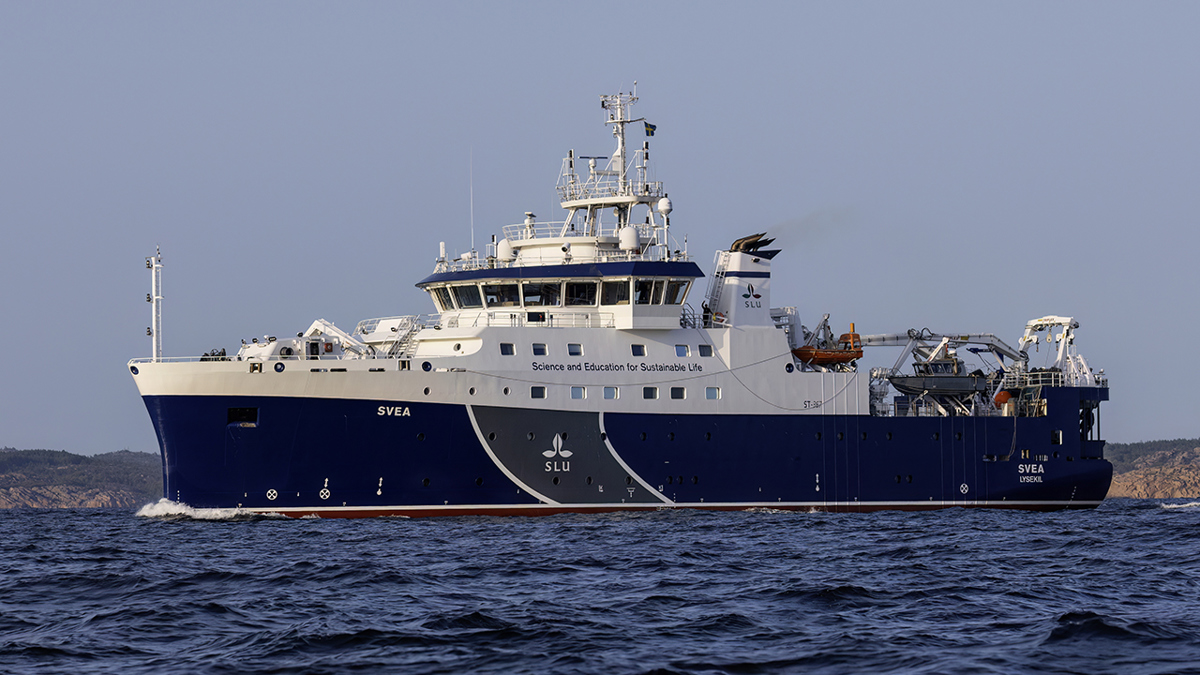 R/V Svea available through the EU initiative AQUARIUS – apply now | slu.se